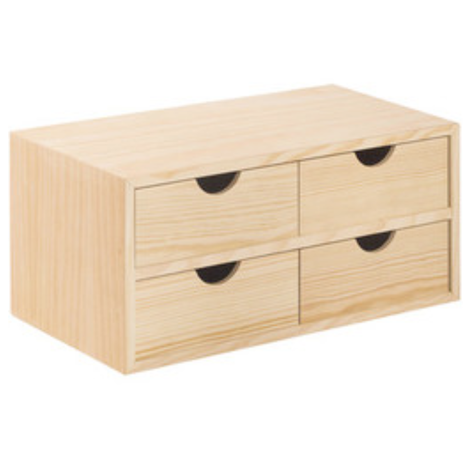 MINI CÓMODA 4 CAJONES 40X20X18,5 CM | Leroy Merlin