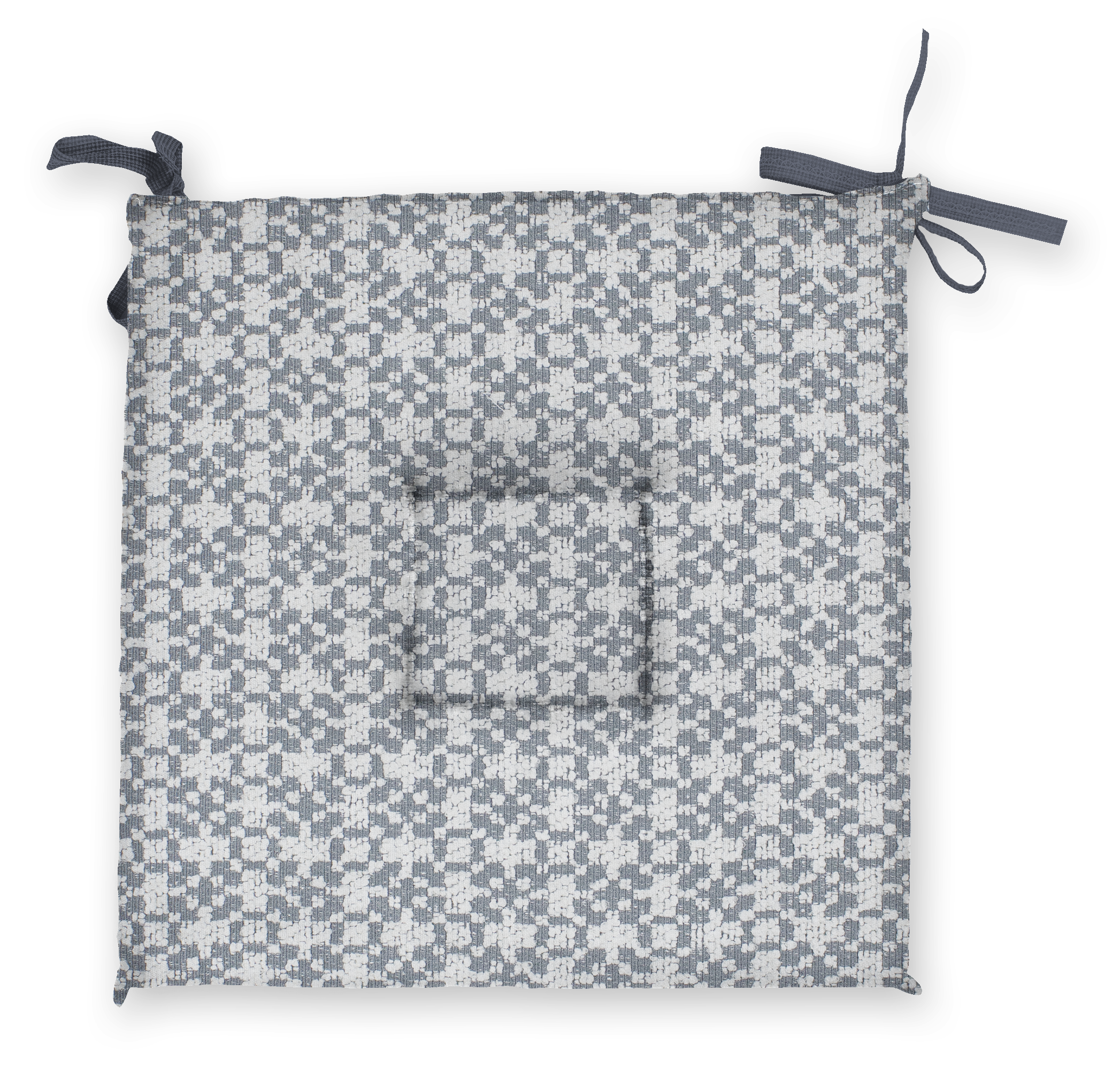 Coussin creta pour chaise sarde géométrique Gris 39x39 | Leroy Merlin