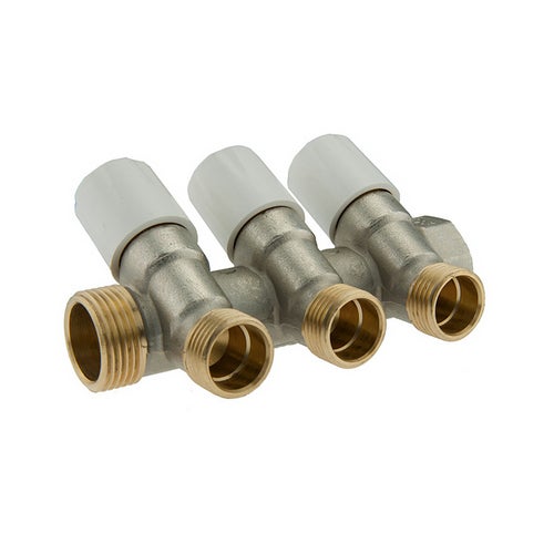 COLLECTEUR DE DISTRIBUTION AVEC COLONNES DE FERMETURE 3/4 x 1/2 4 voies ...
