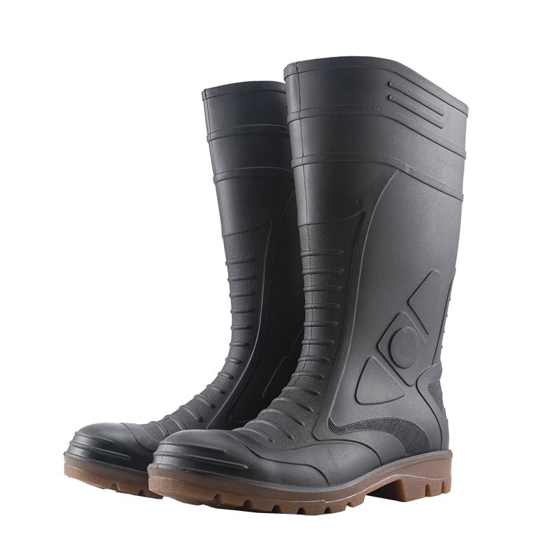Botte de sécurité Noir PVC Taille:42 | Leroy Merlin