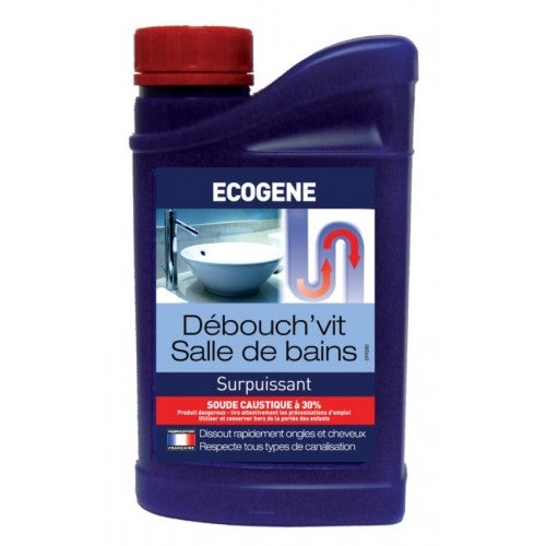 Déboucheur express spécial salle de bains cheveux ongles 1l ECOGENE ...
