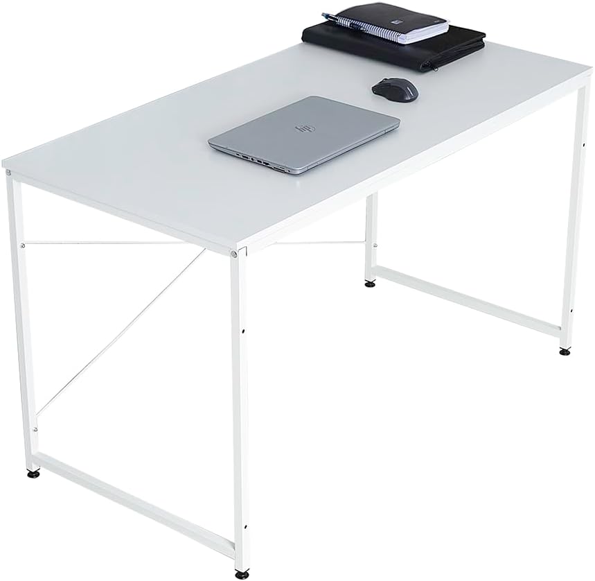 Escritorio de Ordenador, 120 x 60 cm Escritorio de Estudio para Oficina en Casa, Mesa Escritorio ...