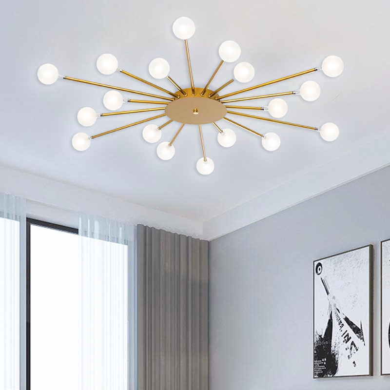 Lámparas de techo LED, Lámpara Sputnik moderna, Lámpara de araña LED de ...
