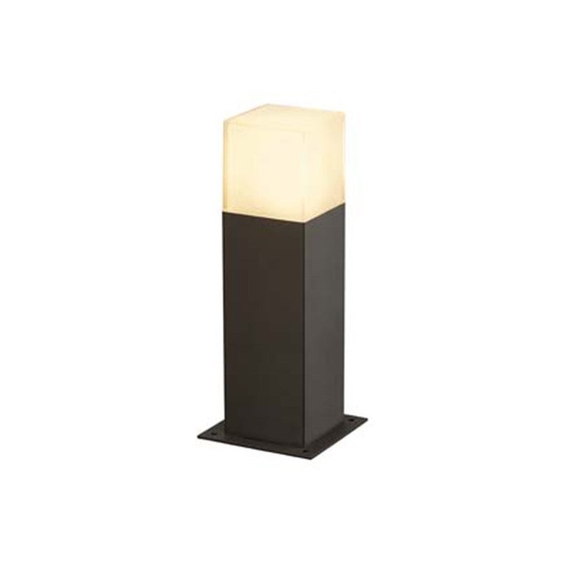 Baliza Jardin SLV Grafit 30 231215 cuadrada Antracita | Leroy Merlin