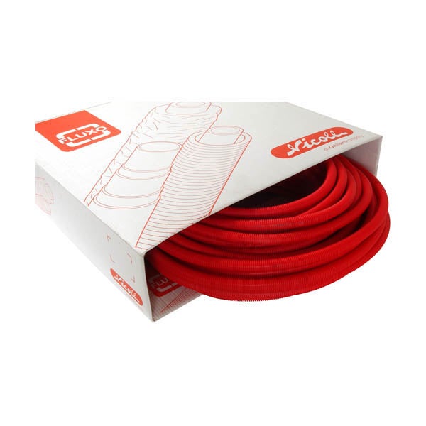 Tube multicouche Fluxo gainé rouge Ø16, en couronne de 100m, NICOLL ...