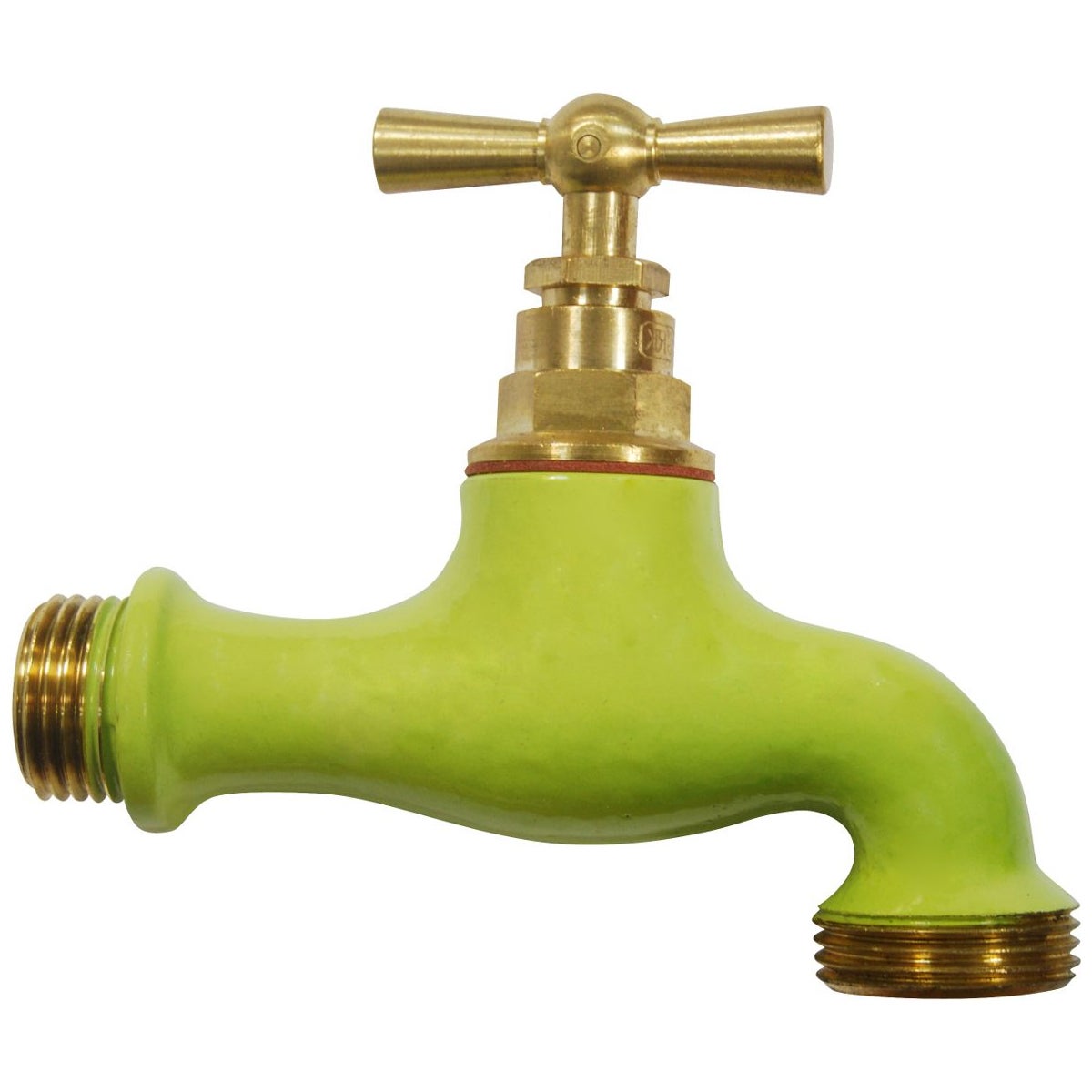 Robinet extérieur laiton coloré vert anis Boutte | Leroy Merlin