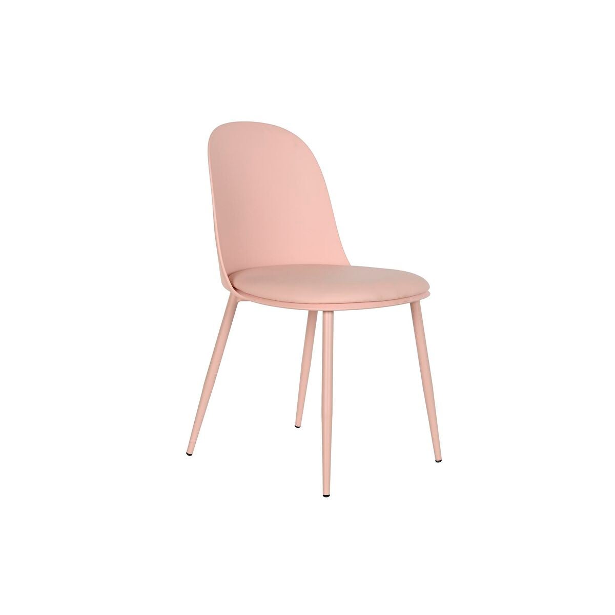Silla de Comedor DKD Home Decor Rosa Poliuretano Polipropileno (45 x 46 ...