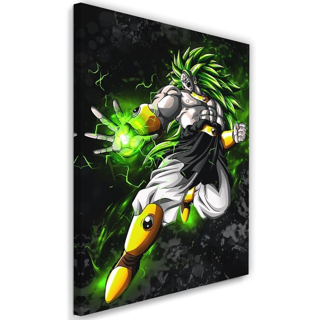 Tableau Dragon Ball Super Saiyan Broly Leroy Merlin