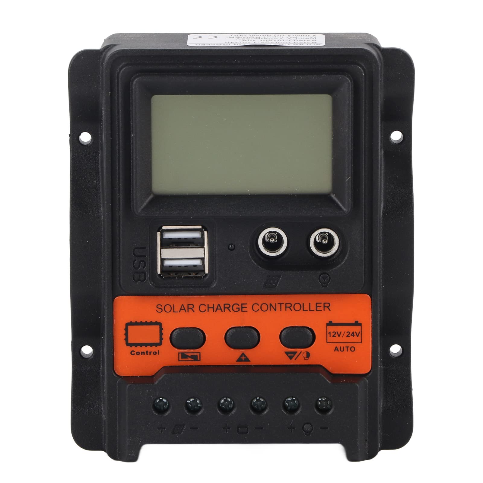 Controlador solar con pantalla LCD y 2 salidas USB, panel PWM ...