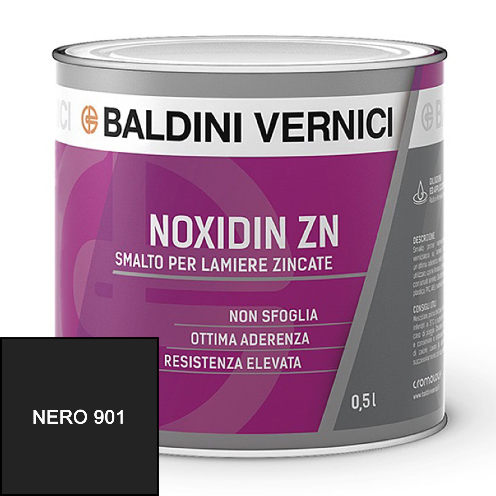 Baldini Vernici NOXIDIN ZN smalto primer per lamiere zincate 0,5 LT ...