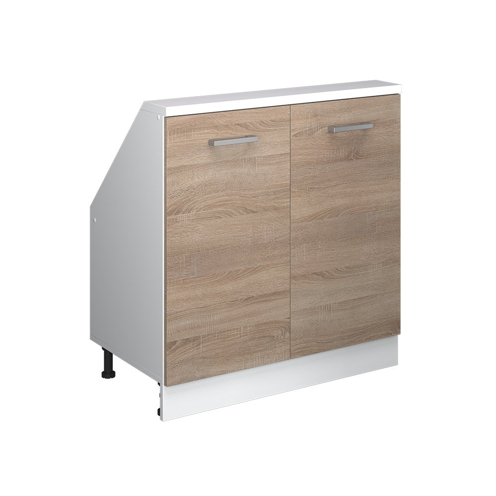Vicco Mobile cucina sottotetto R-Line, Sonoma, 80 cm con 2 porte ...