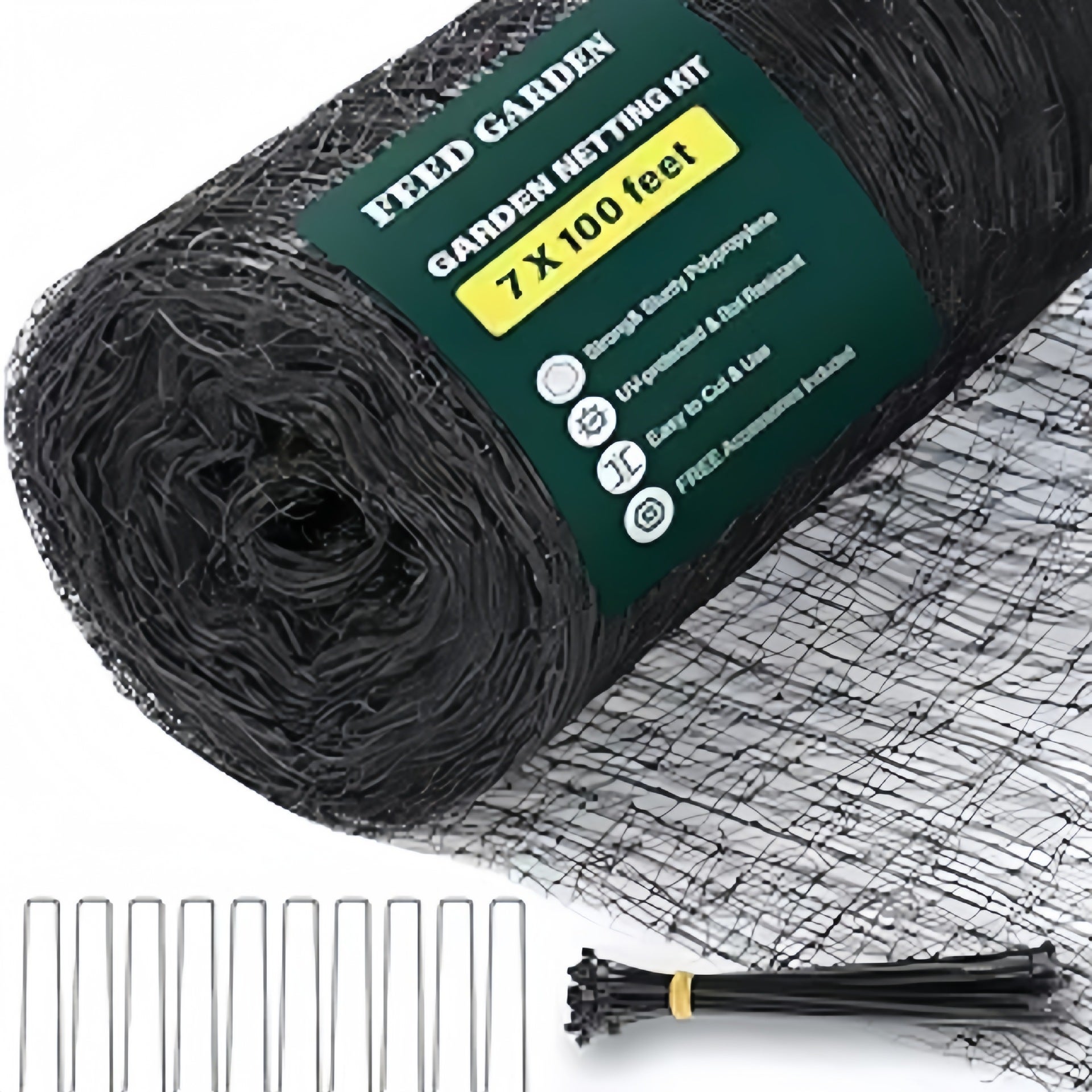 Filet de sécurité pour jardin - Clôture de jardin de 2,13 m x 30,55 m ...