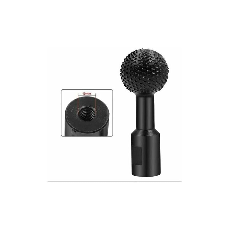10Mm Spherique Bois Rainure Outil De Sculpture Fichier Rotatif Boule ...