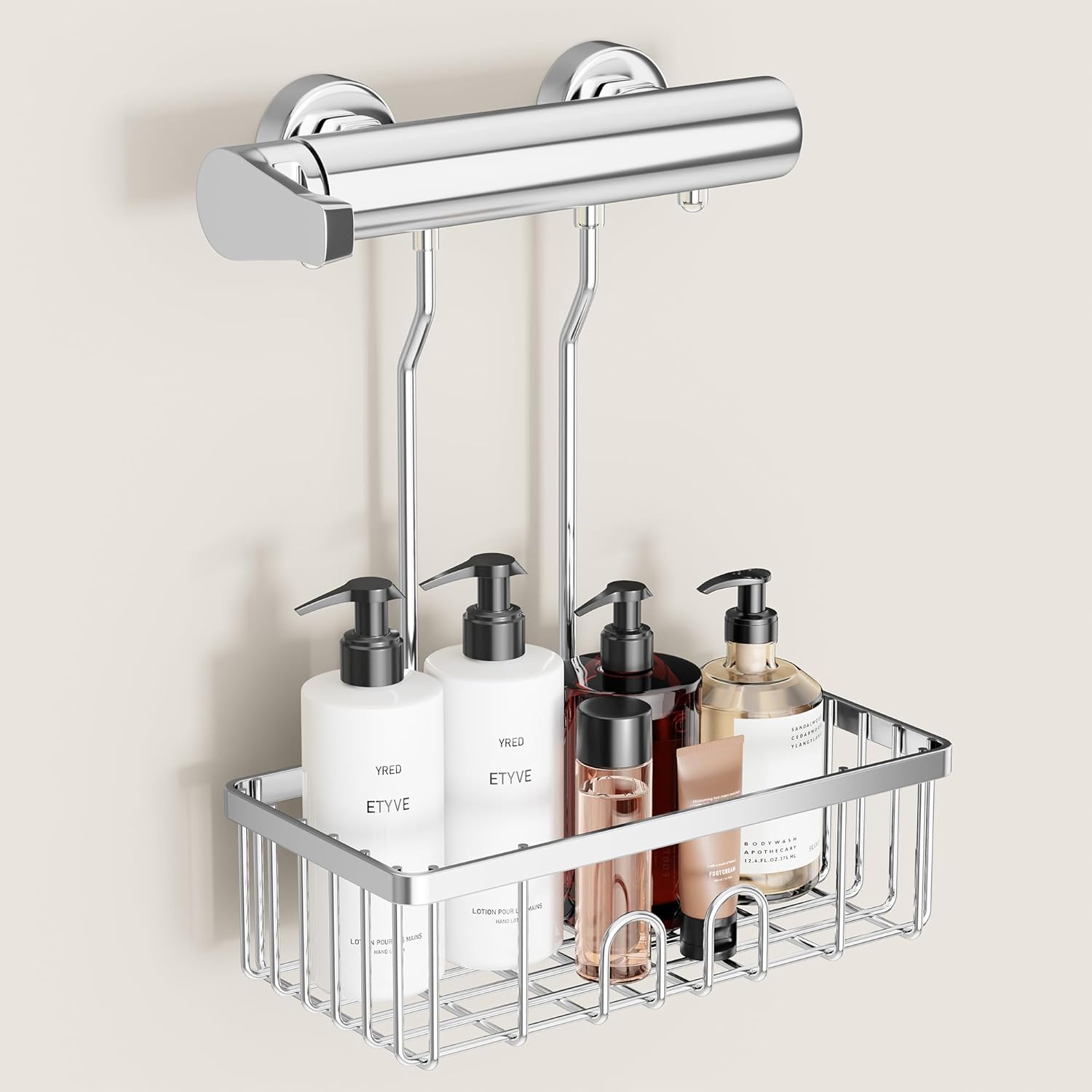 Estante de ducha sin taladro - Porta champú para ducha - Sin taladro ...