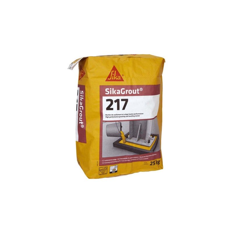 Mortier de scellement SIKA SikaGrout 217 - 25 kg - Gris | Leroy Merlin