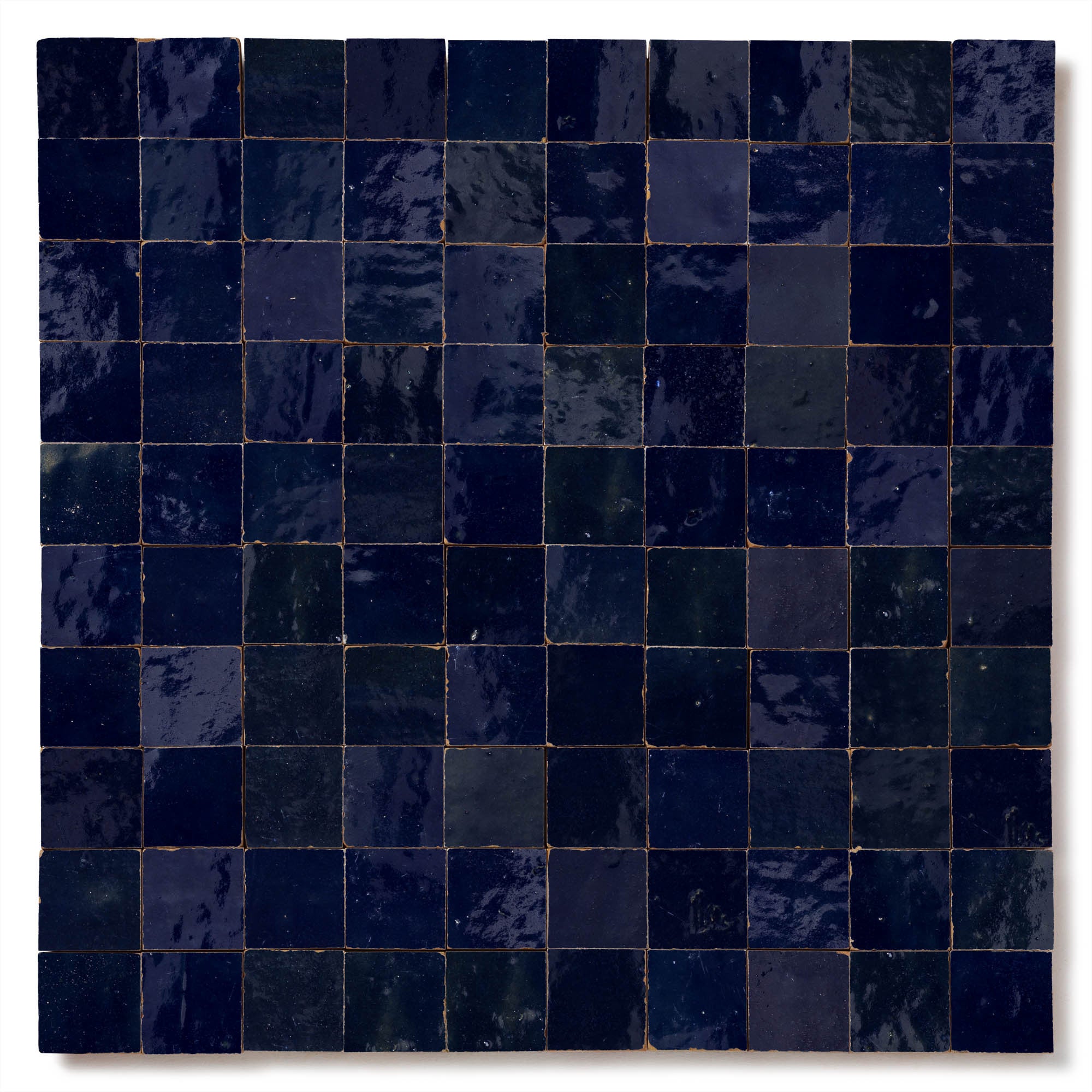 Carrelage Zellige Marocain Bleu Nuit 3x3 cm (vendu par 1 m²) - RO'MA ...