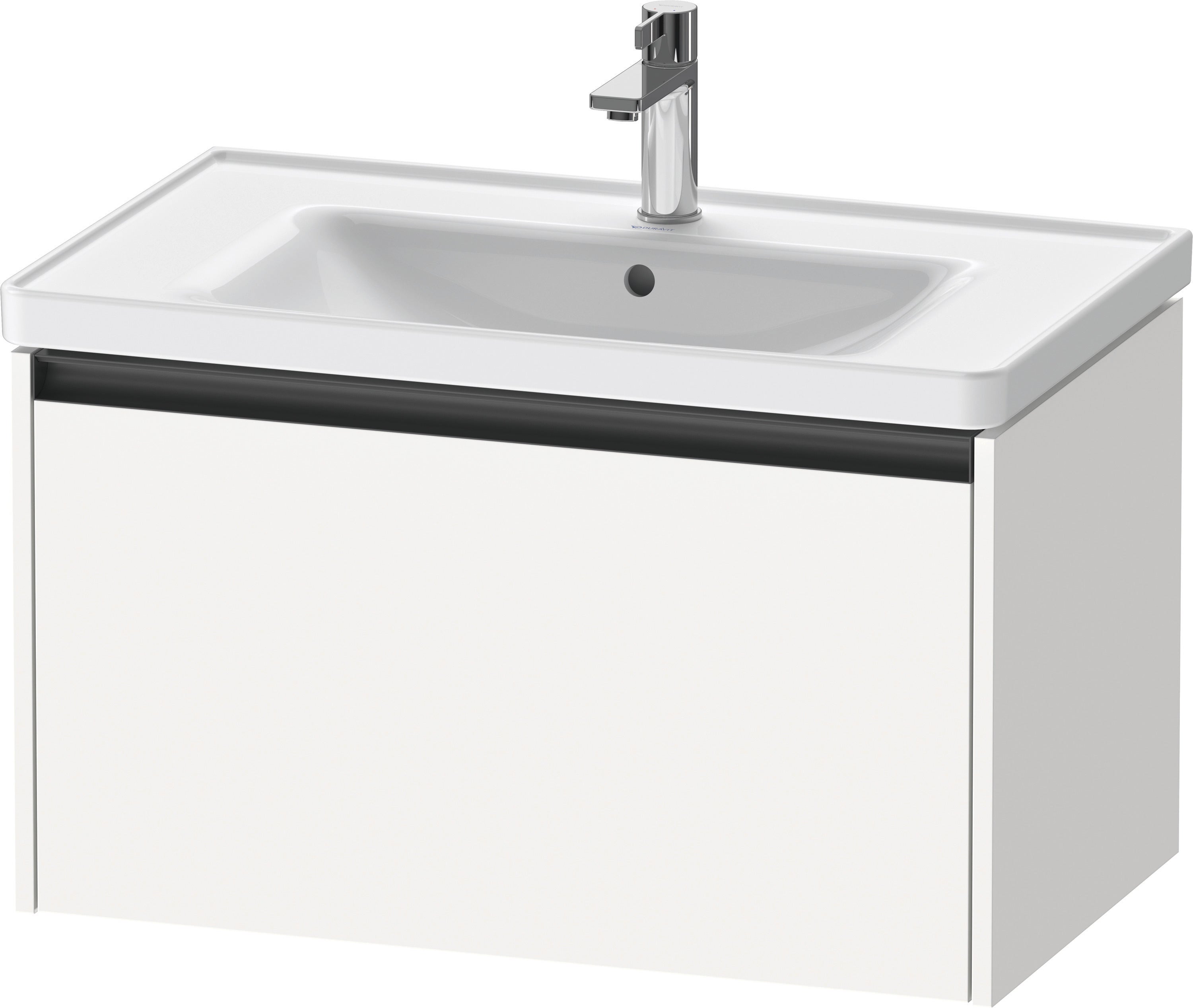 Duravit Ketho.2 bâti-support de lavabo suspendu, 1 tiroir ...