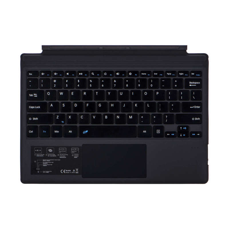 Tastiera Bluetooth ultra sottile da 12,3" per tablet Microsoft Surface ...