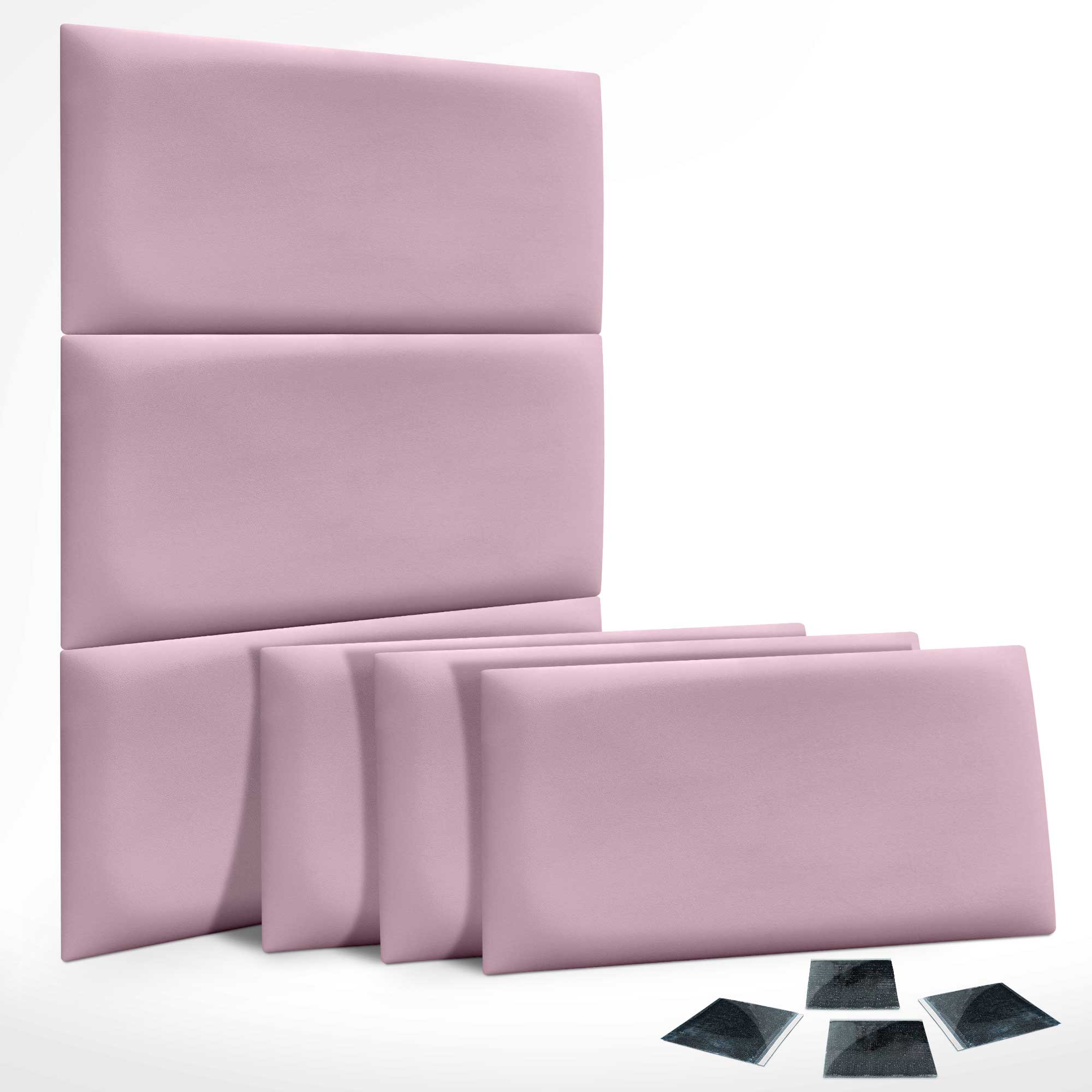 DHOME Juego de 6 Paneles Tapizados de Polipiel Premium Pack ...