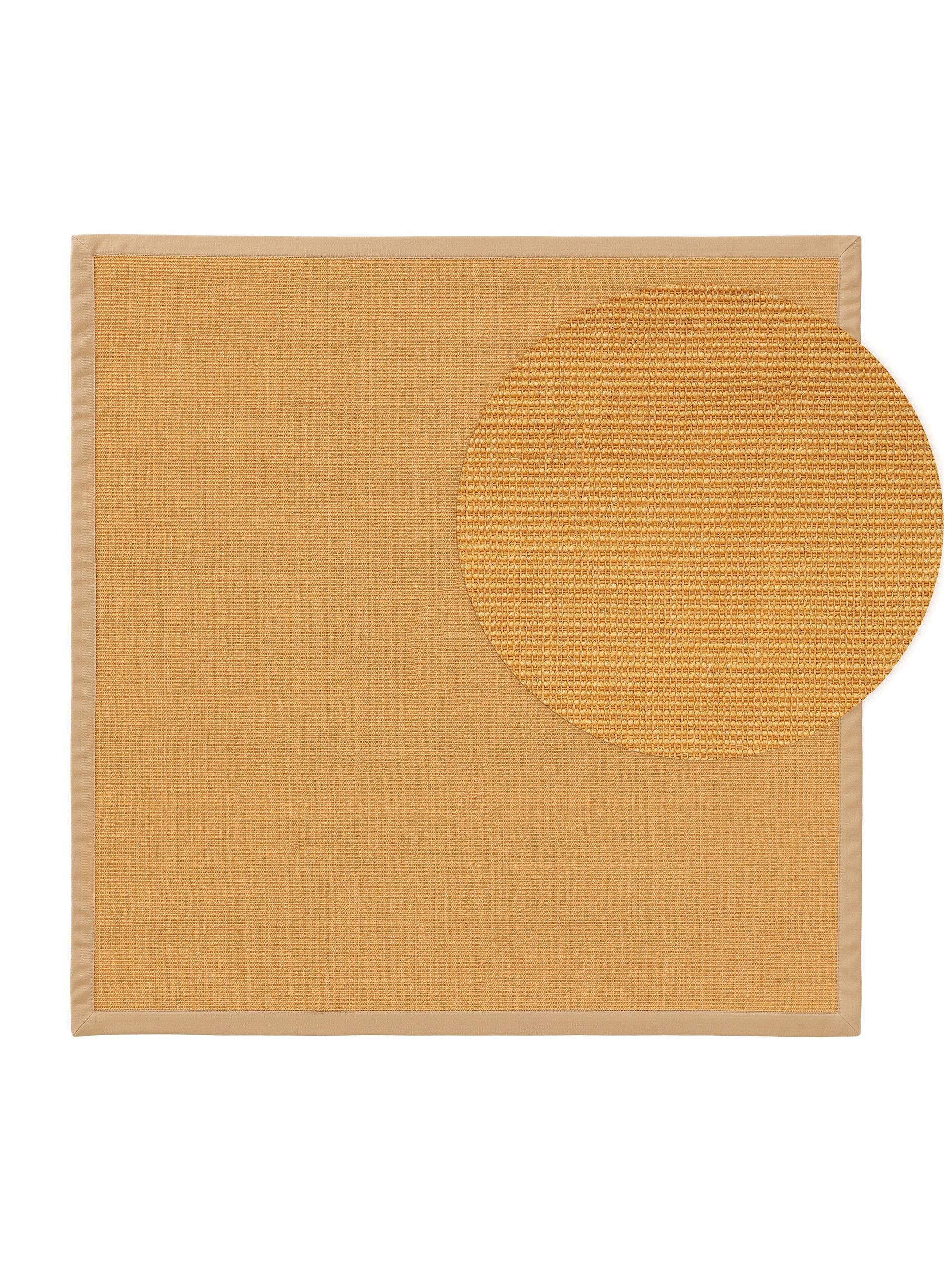 BENUTA - Tapis sisal Sana beige 150x150 cm | Leroy Merlin