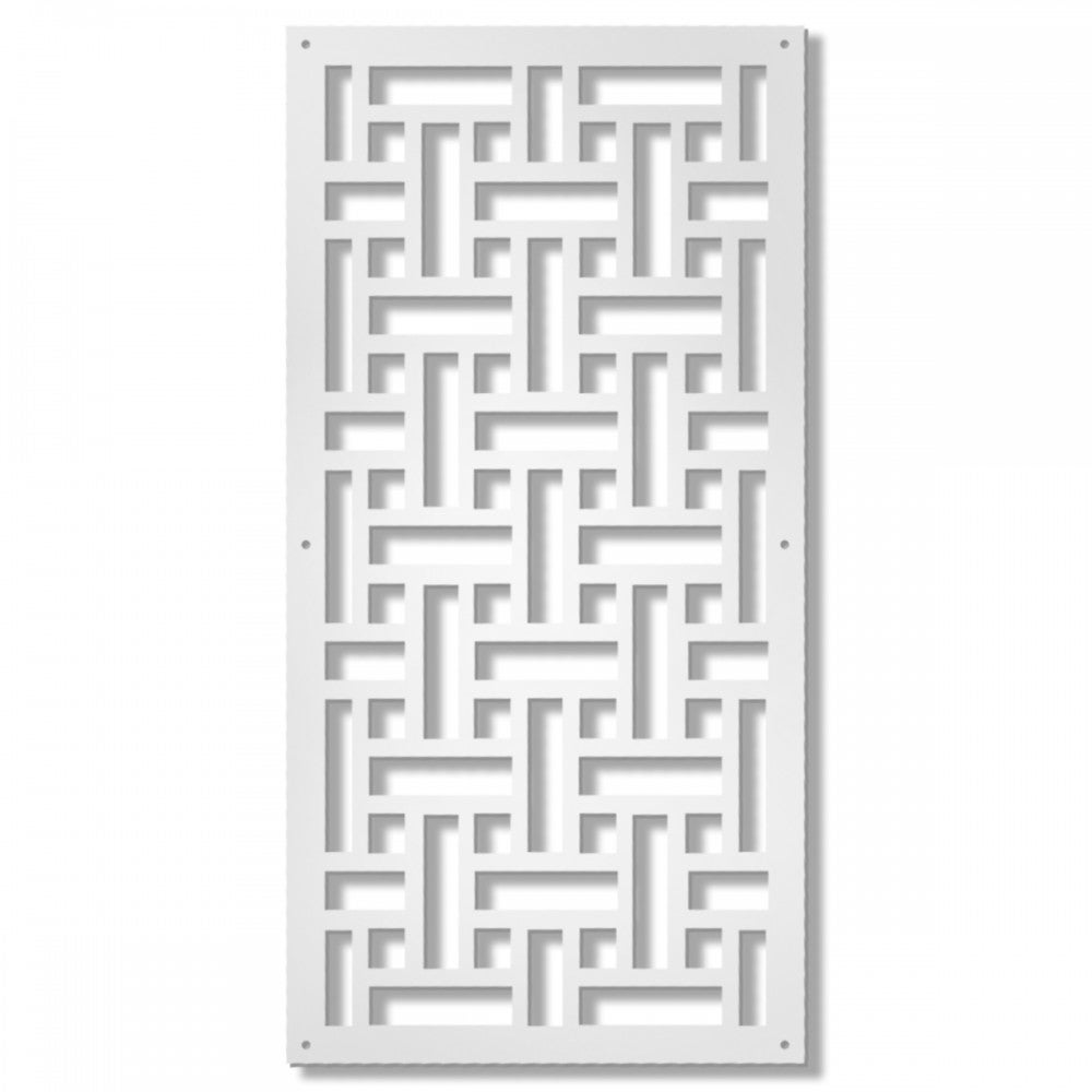 CRUZ REDONDA - Panel PVC Perforado - Parasol 73X148 cm blanco | Leroy ...