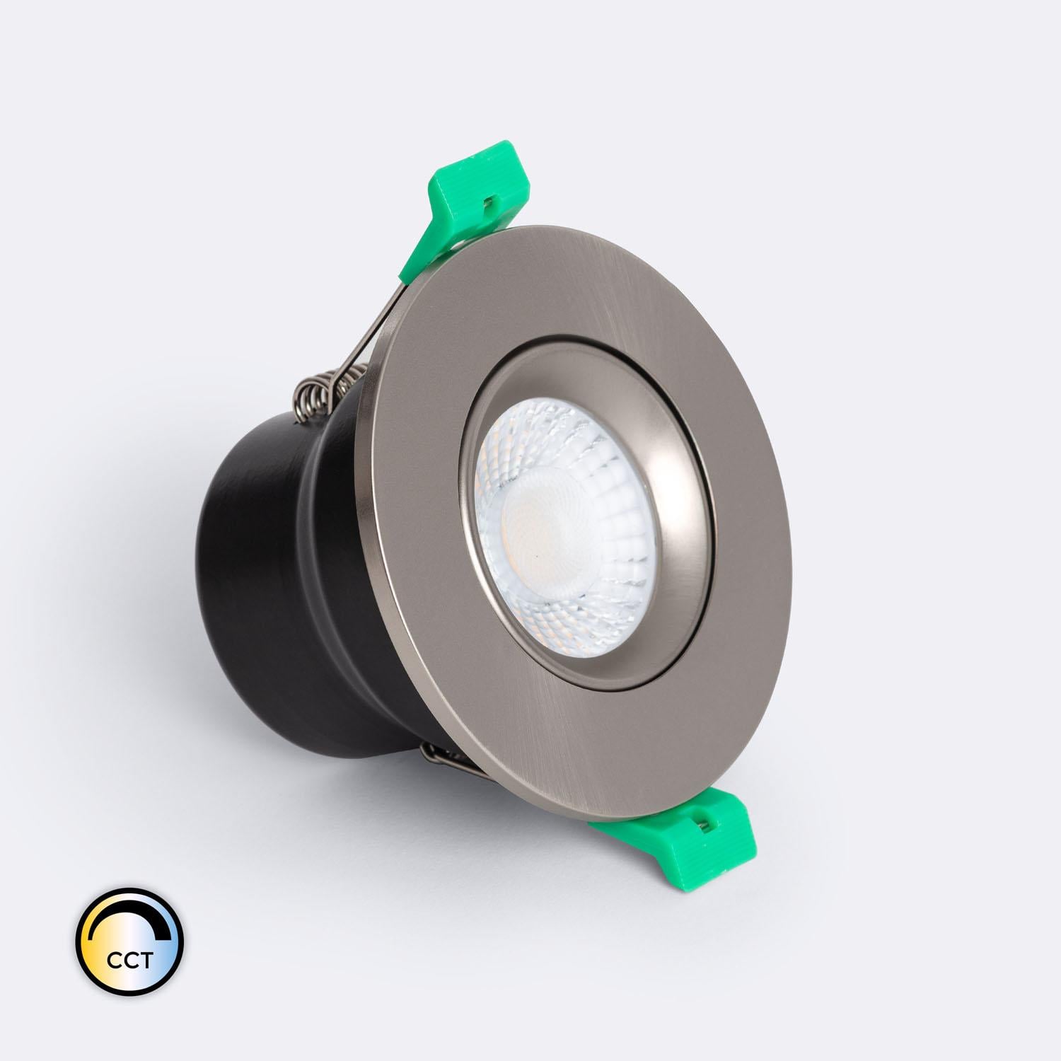 Ledkia Foco Downlight LED 5-8W Ignífugo Circular Regulable IP65 Corte Ø ...