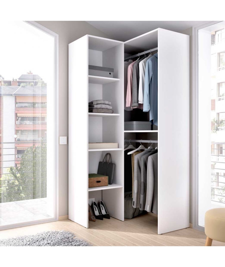 DRESSING D' ANGLE ZEBRA - Blanc | Leroy Merlin