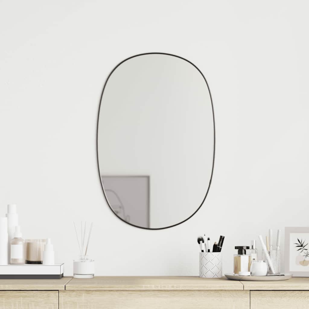 Miroir mural Noir 50x35 cm | Leroy Merlin