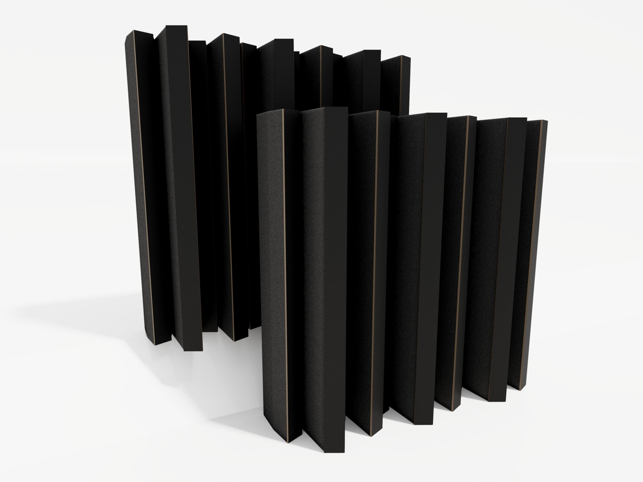 Lot de 2 Diffuseurs acoustiques artistiques ARTO 50x50 cm - 0.5 m² surf.totale - MDF perforé ...