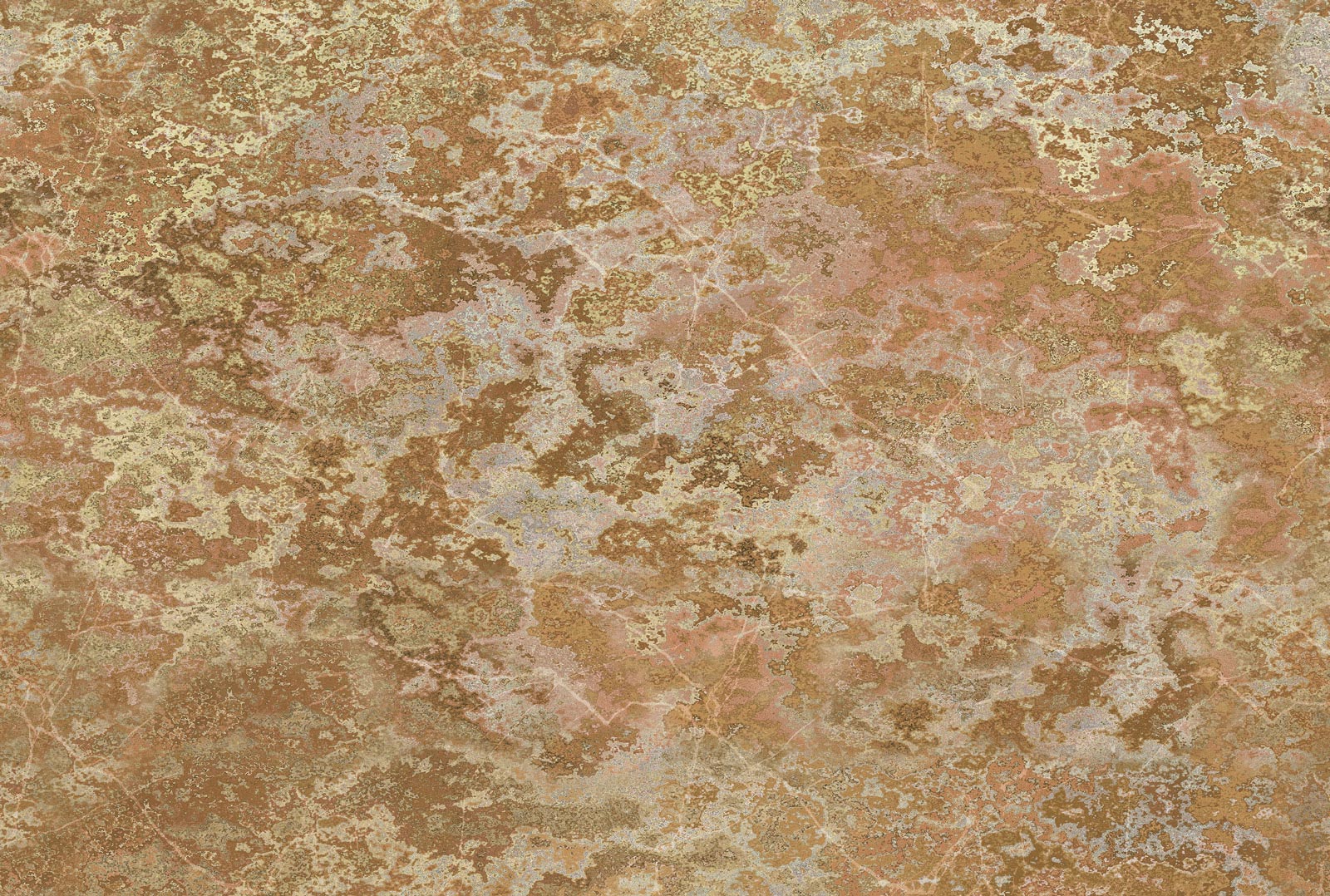 Papier peint moderne bronze dorée intissé | Tapisserie tendance uni or ...