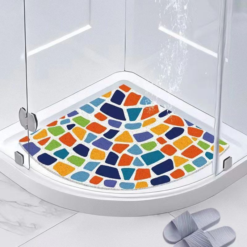 60 x 60 cm Tapis de bain antidérapant , tapis de bain d'angle avec ...