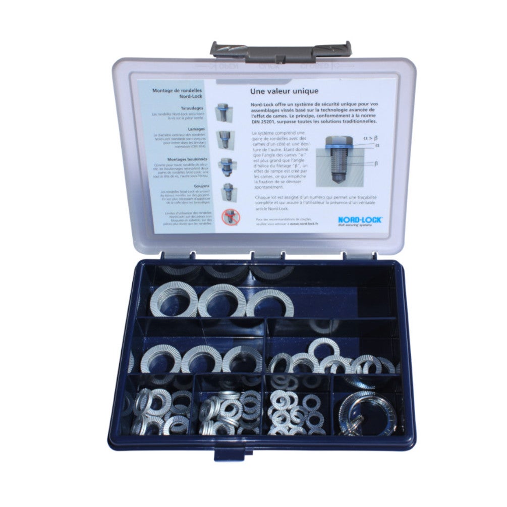 Coffret 76 Rondelles Nord-Lock Delta Protekt Collées - D-Work | Leroy ...