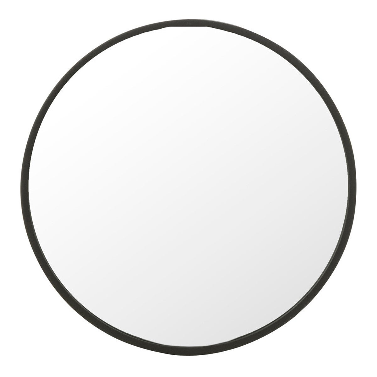 Miroir Mural Design "Matazo" 50cm Noir Mat | Leroy Merlin