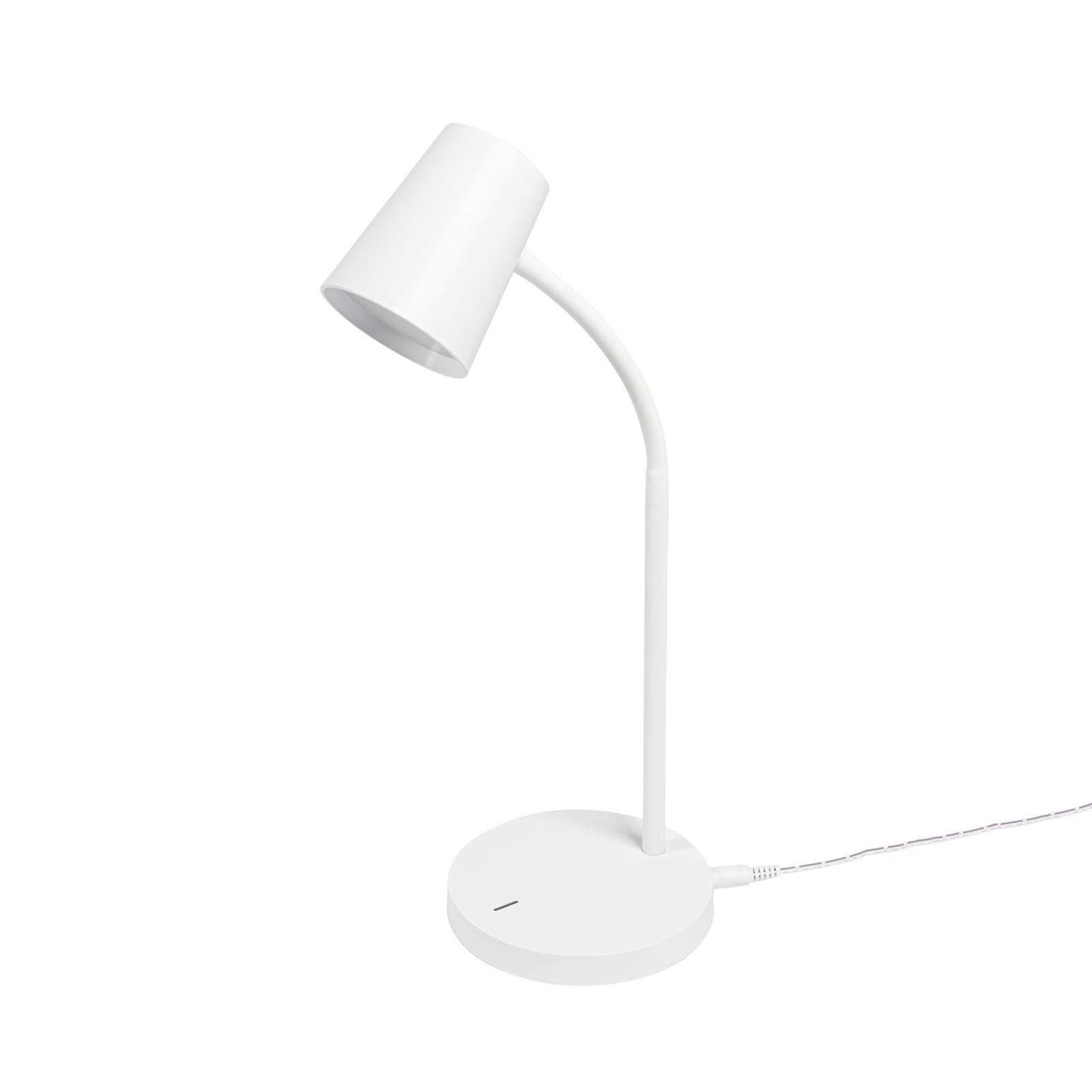 Lindby lampe à poser LED Ailina, hauteur 36 cm, blanc, à intensité ...