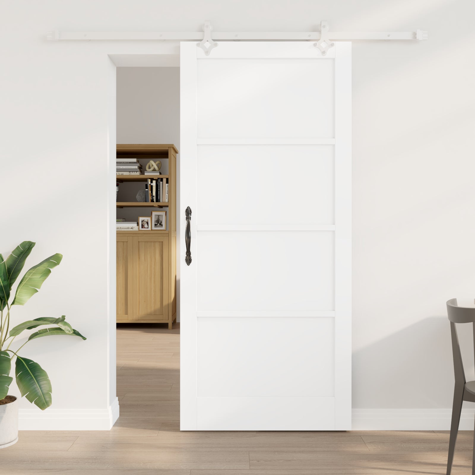 Porta Scorrevole Bianco 93 x 211 cm vidaXL | Leroy Merlin