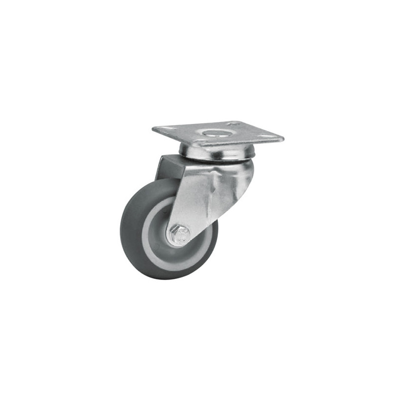 Roulette pivotante Ø 50 mm avec fourche A.601NGG – pour meubles ...