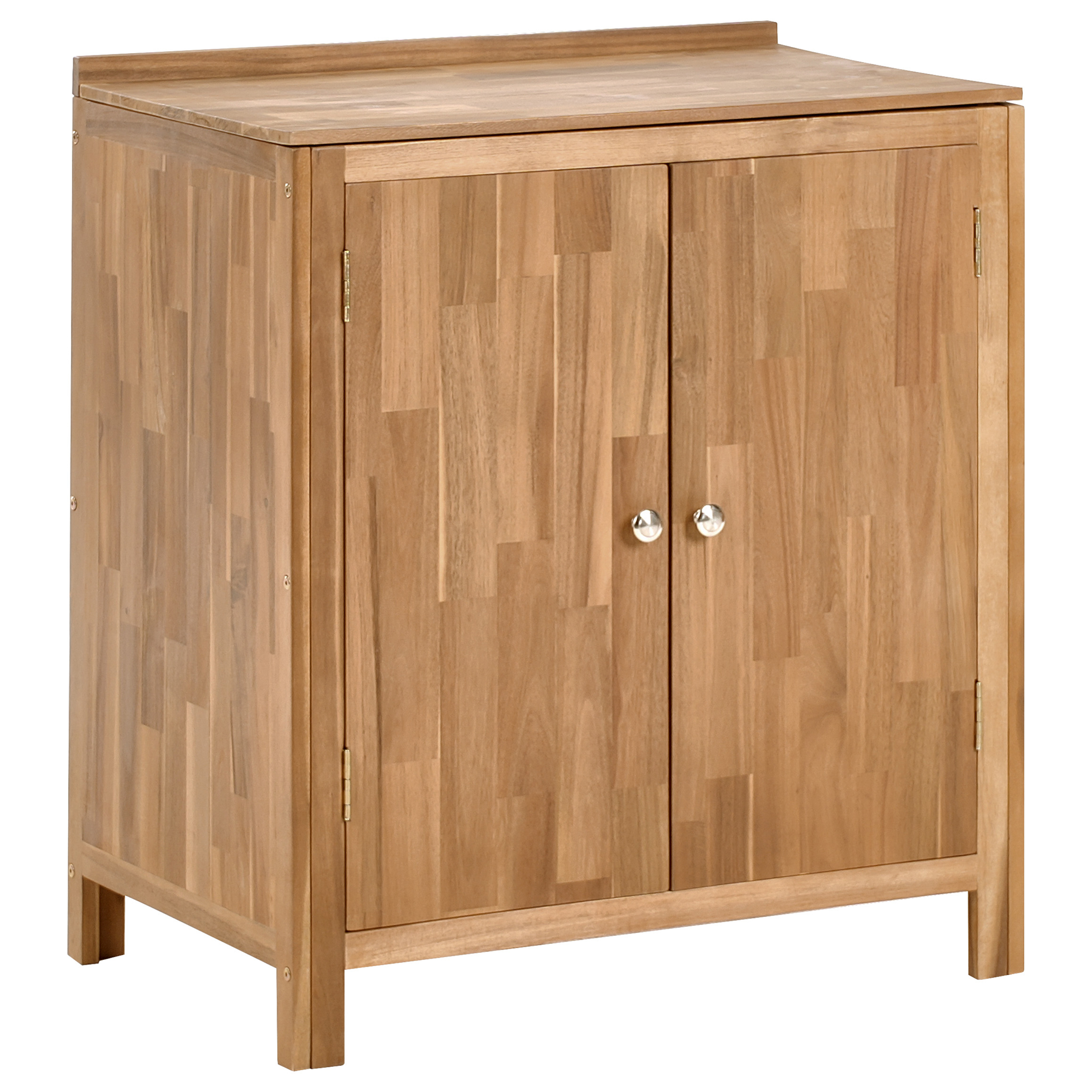 Meuble de cuisine d'extérieur VENOSA Acacia Marron | Leroy Merlin