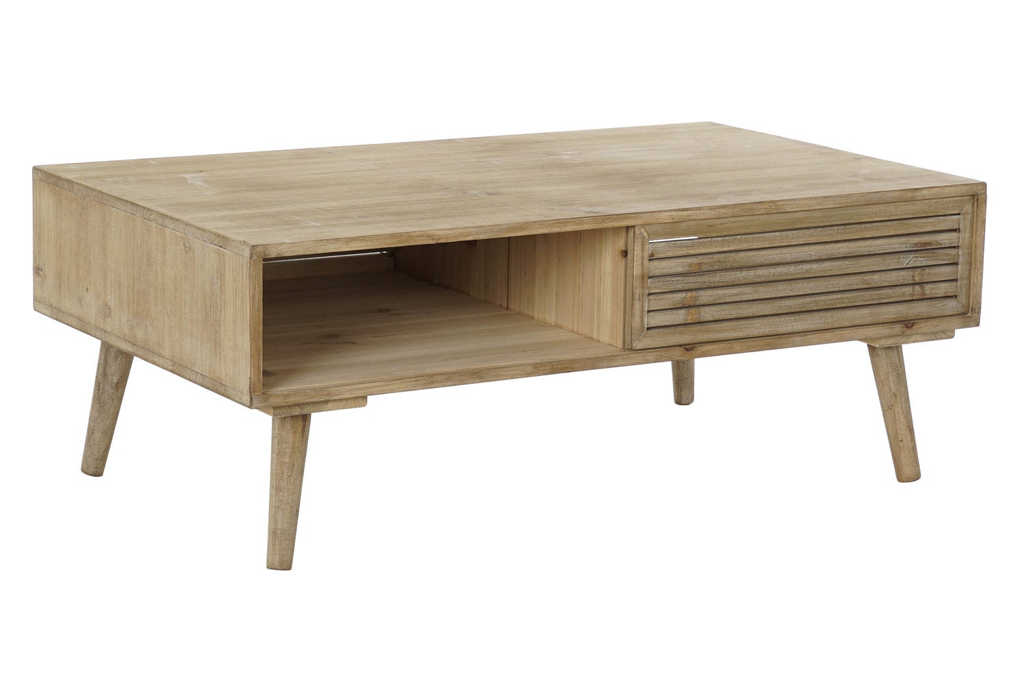 Table de Centre Sapin 99x59x38 Naturel | Leroy Merlin