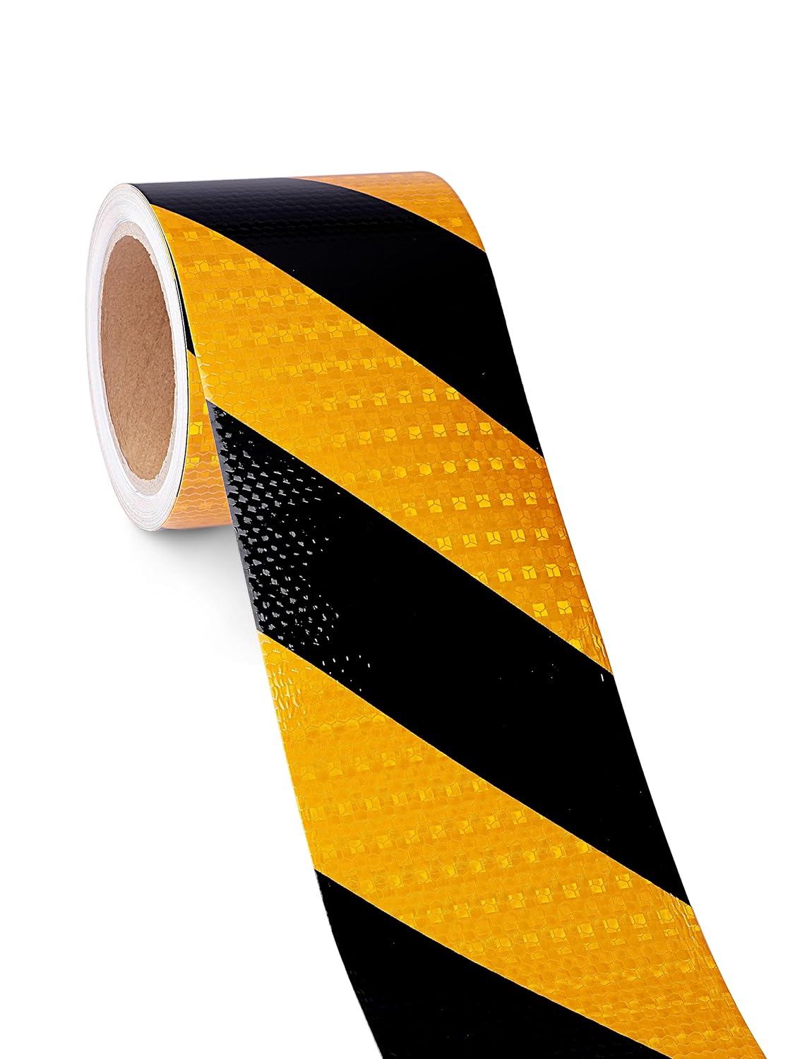 Ruban d'avertissement jaune et noir 10 cm x 2500 cm, 1 rouleau de bande ...