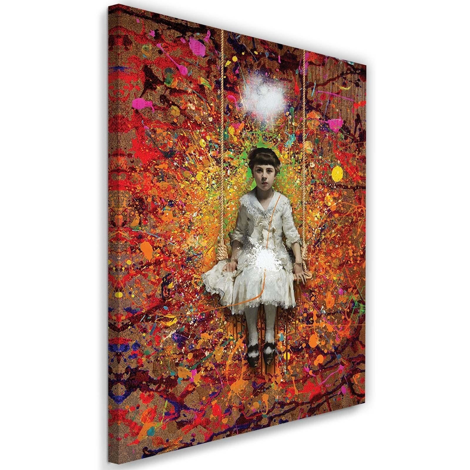 Tableau xxl le décor d'image de balançoire - 50 x 70 cm | Leroy Merlin