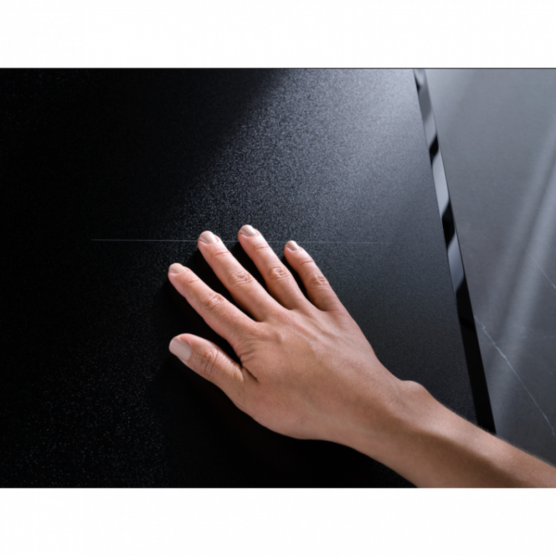 Plaque induction hotte intégrée aspirante AEG saphir matt serie 8000 ...