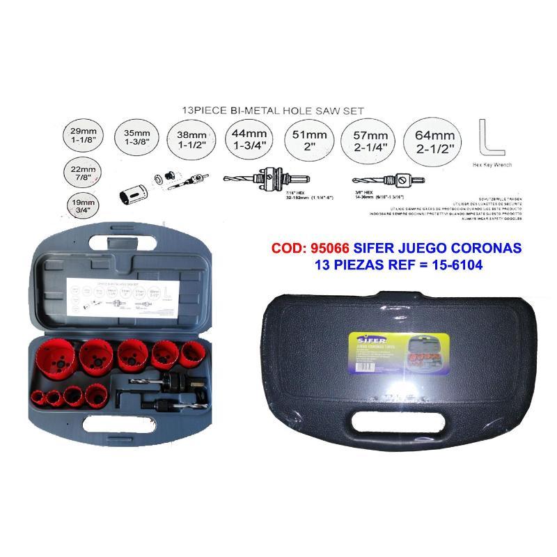 Sifer juego coronas 13 piezas | Leroy Merlin