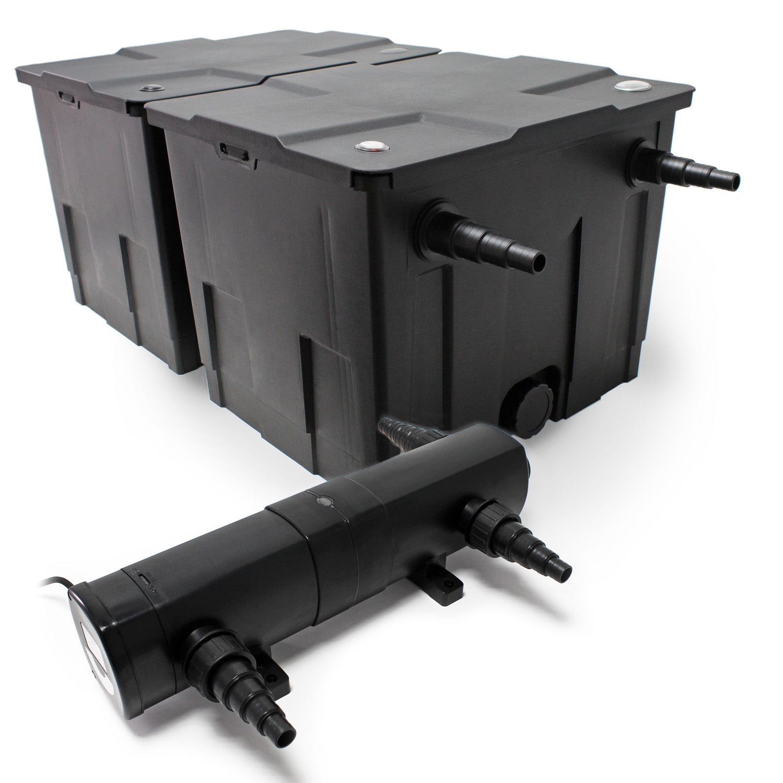 Kit complet: CBF-350B Filtre de bassin jusqu'à 60000 L Biologique, CUV ...