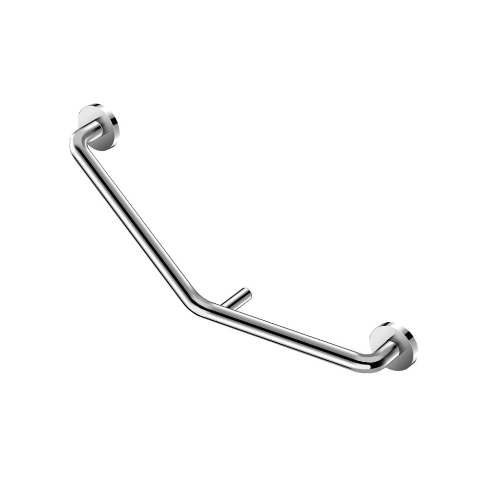COSMIC Barre d'appui WC angle gauche CHROME ARCHITECT | Leroy Merlin