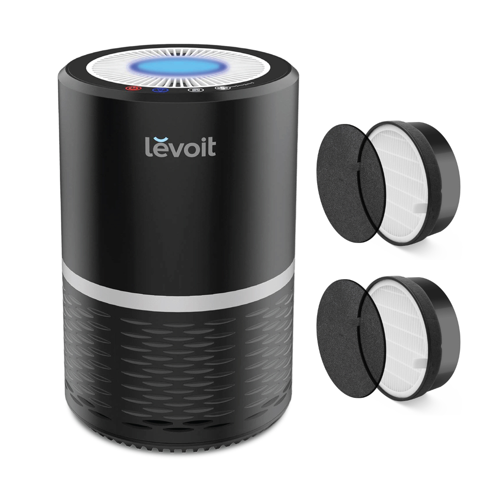 LEVOIT- Purificateur d'air Noir TRUE HEPA | Leroy Merlin