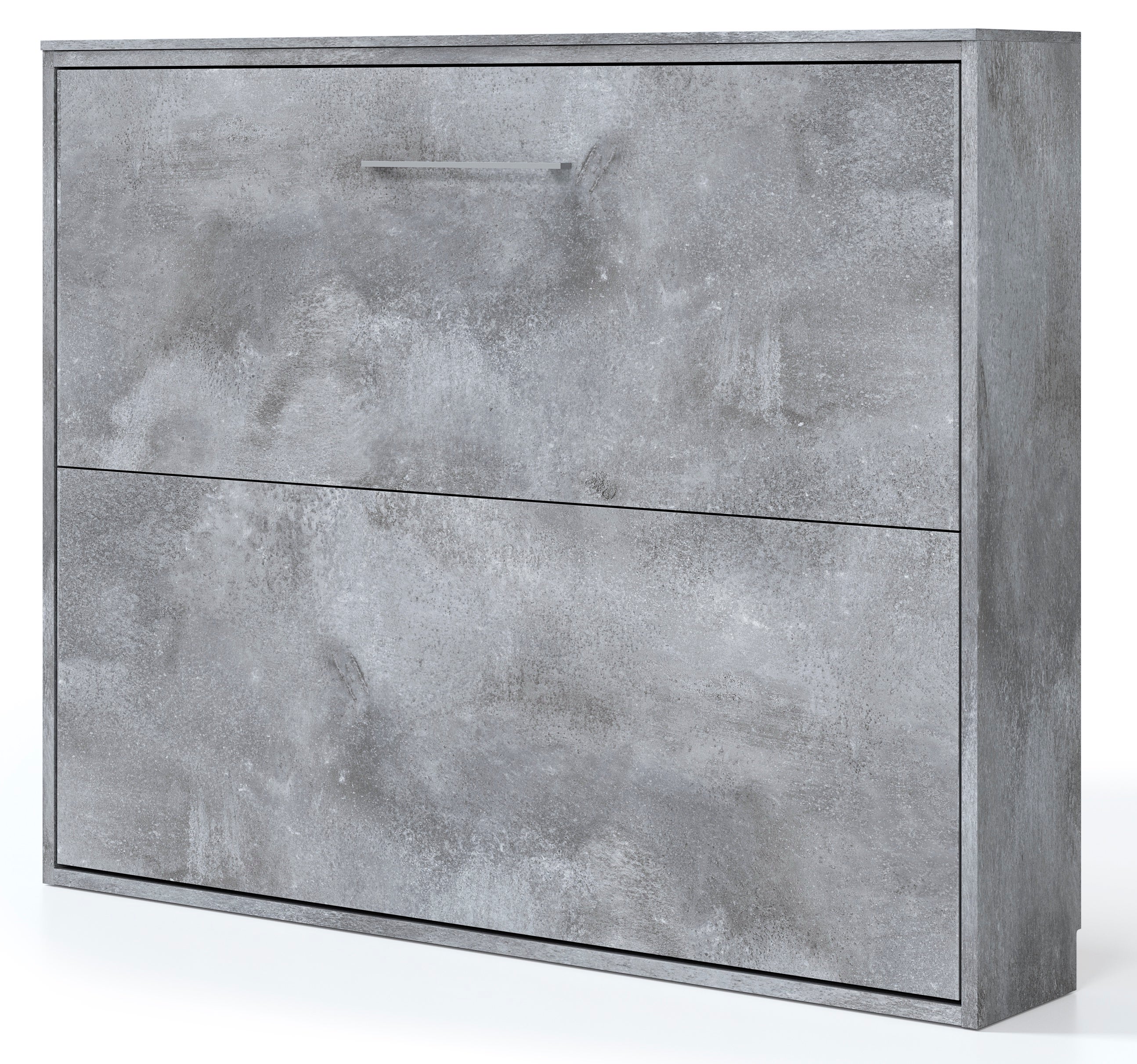 Lit escamotable horizontal 120x190 KLIKA-Encadrement Glacial 3D-Façade ...