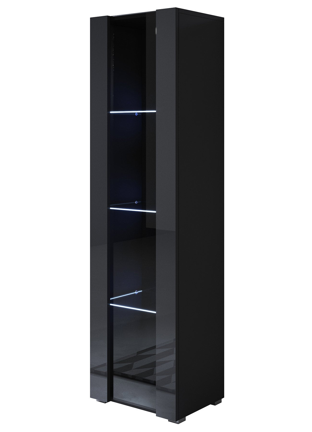 Vetrina con Piedini 2cm e LED | Mobile Soggiorno Moderno | Salotto ...