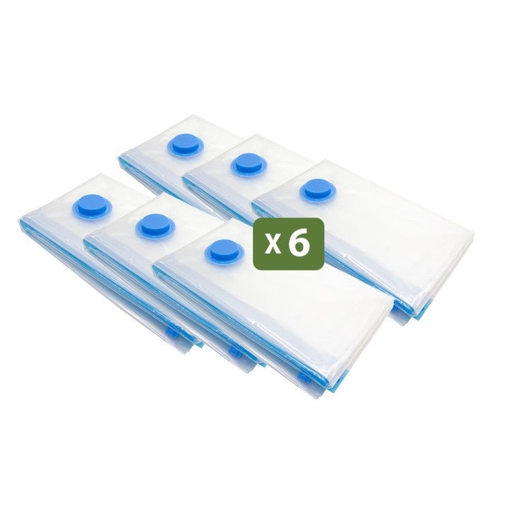 Pack and Move - Juego de 6 bolsas de almacenamiento al vacío - Tamaño ...