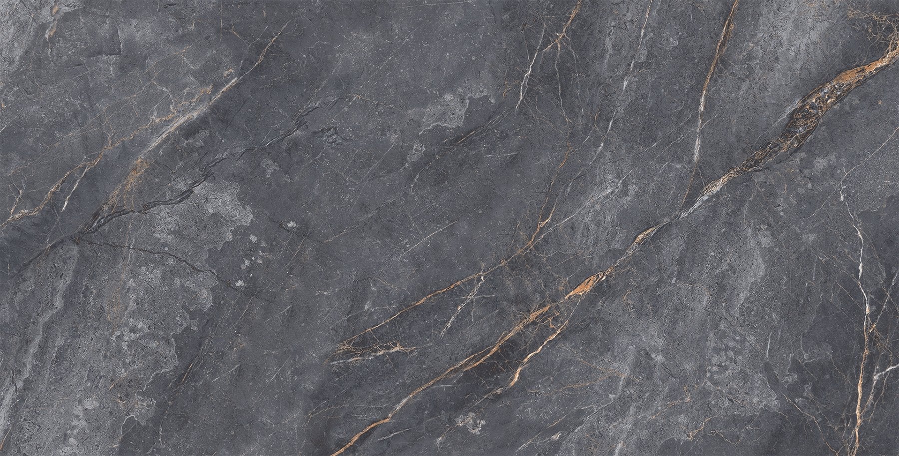 Mexen Walcey Charcoal grès émaillé rectifié G1, carreau sol-mur 120 x ...