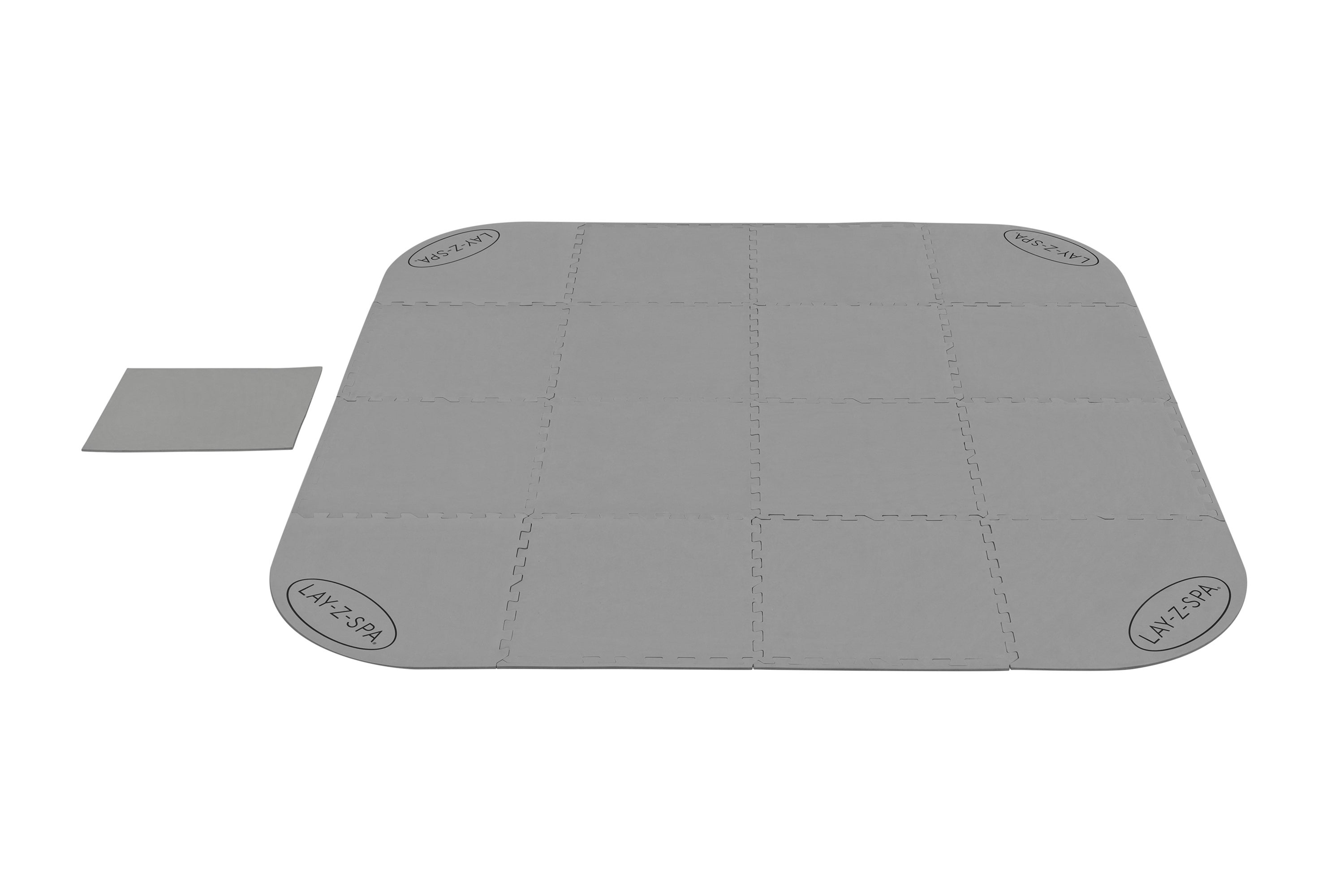 BESTWAY Tapis de sol pour spa carré ou rond Lay-Z-Spa® 196 x 196 cm ...